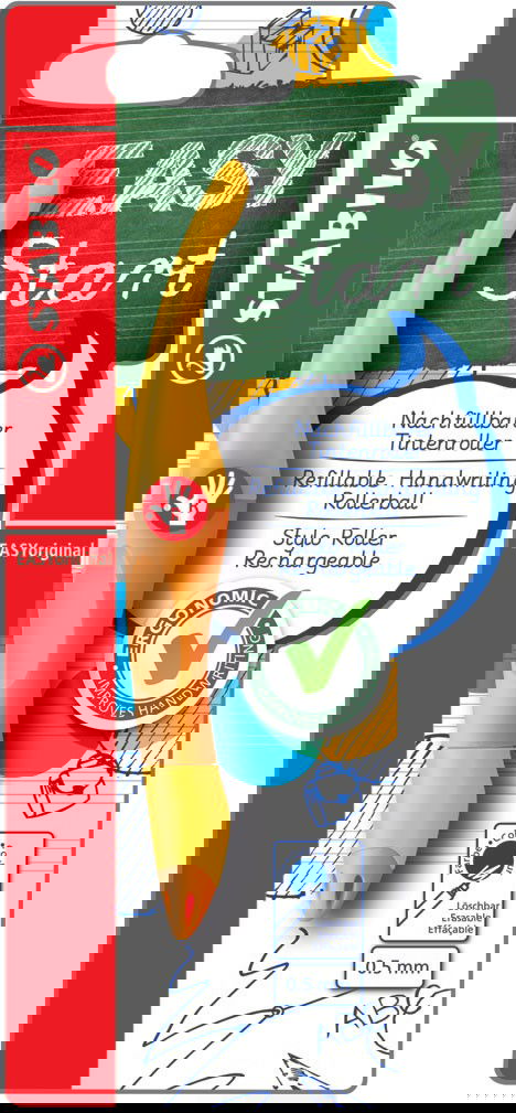 Rašiklis EASYStart R yellow-orange - ermitazas.lt