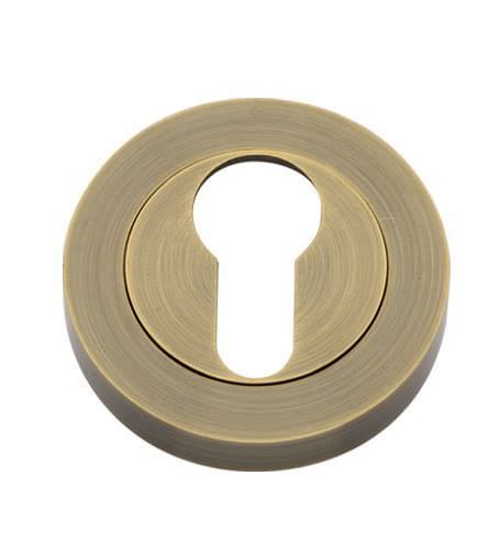 Durų cilindro apyraktė, PLT-24Z-Y-AB-BL, universali, sendinto žalvario sp. - ermitazas.lt