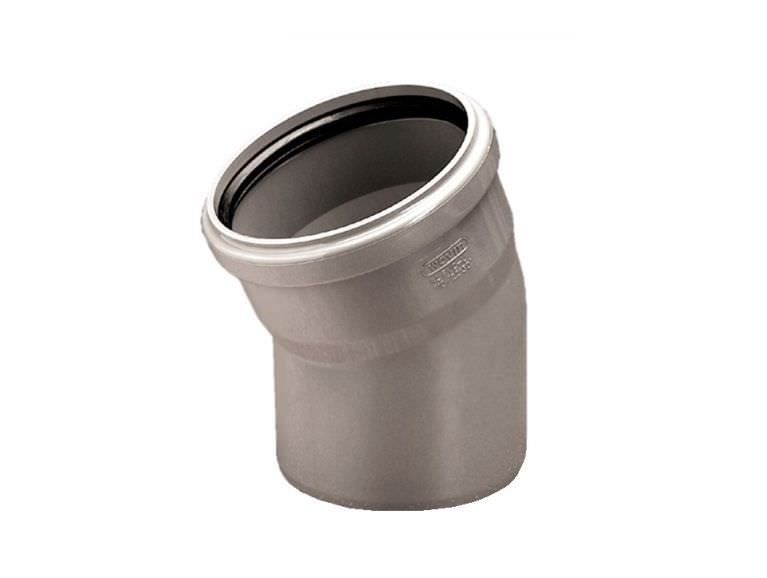 PVC vidaus kanalizacijos alkūnė WAVIN, DN110, 22° - ermitazas.lt