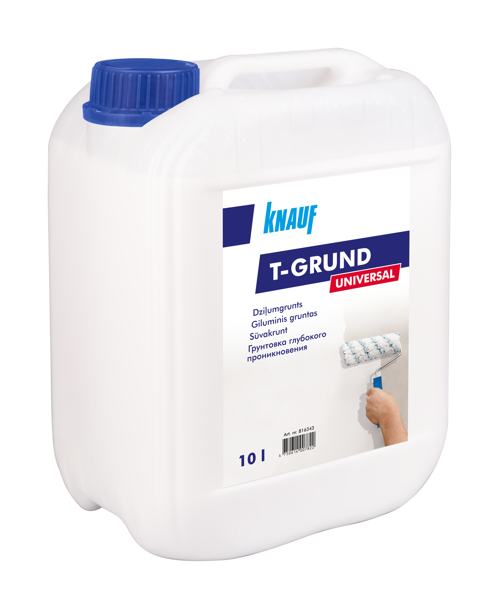 Giluminis gruntas KNAUF T-Grund Universal 10 l - ermitazas.lt