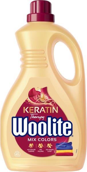 Skystas skalbiklis WOOLITE Mix Colors su keratinu, 2,7 L - ermitazas.lt