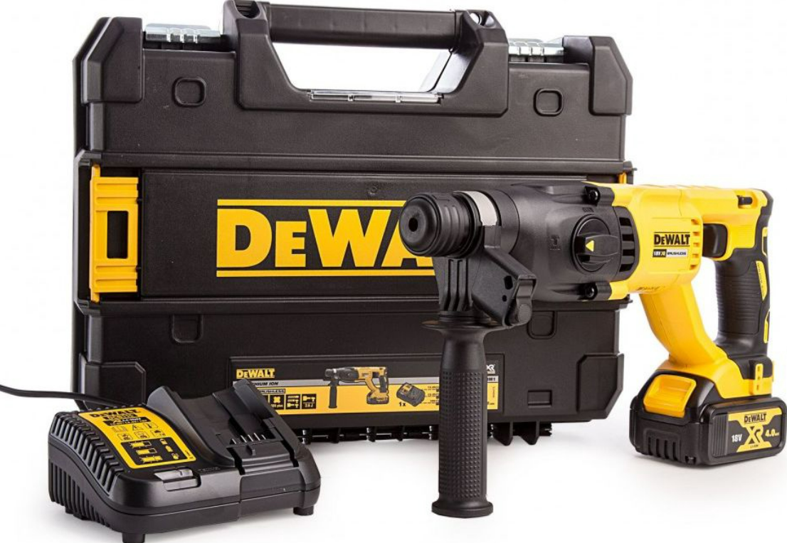 Akumuliatorinis perforatorius Dewalt DCH133M1-QW, 18 V, 4000 mAh ...