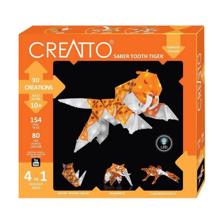 Mokomasis rinkinys CREATTO SABER TOOTH TIGER 10+ - ermitazas.lt