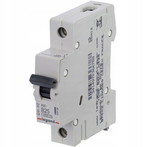 Automatinis jungiklis, RX3, 1B, 25A, 6kA - ermitazas.lt