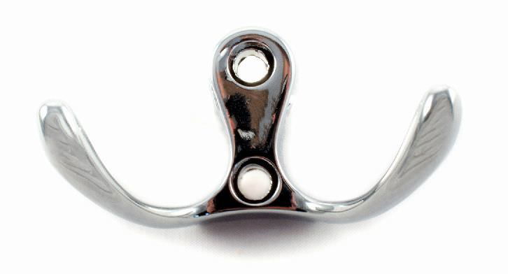 Kabliukas W formos, mažas, chromo sp. - ermitazas.lt