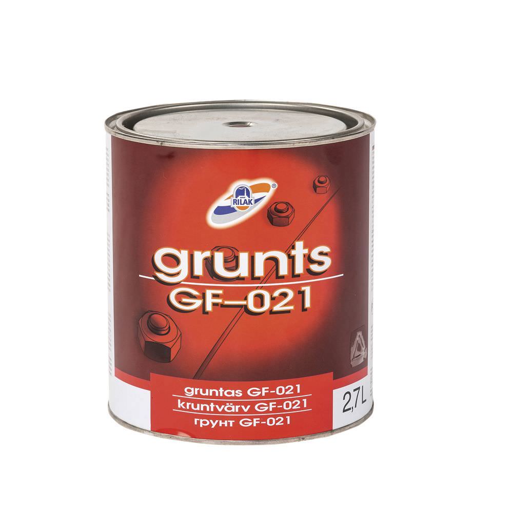 Metalo gruntas RILAK GF-021, raudonai rudos sp., 2,7 l - ermitazas.lt