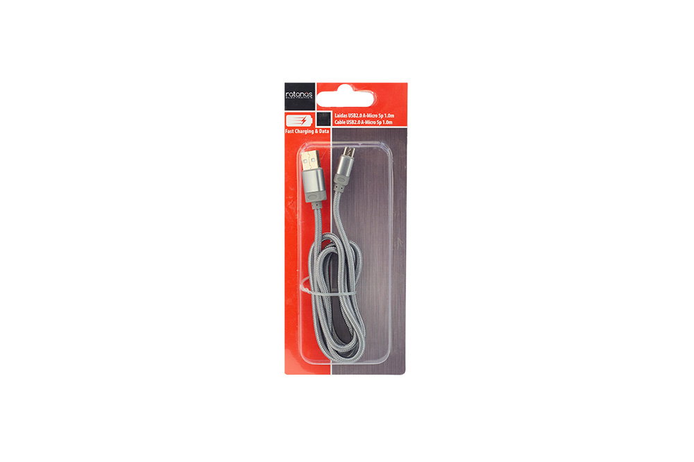Jungiamasis laidas USB2.0 A-Micro 5p, 1 m., MN BP - ermitazas.lt