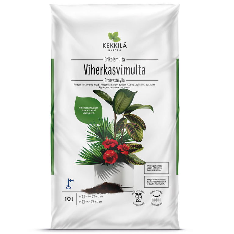 Lapinių augalų žemė KEKKILA, 10 l - ermitazas.lt