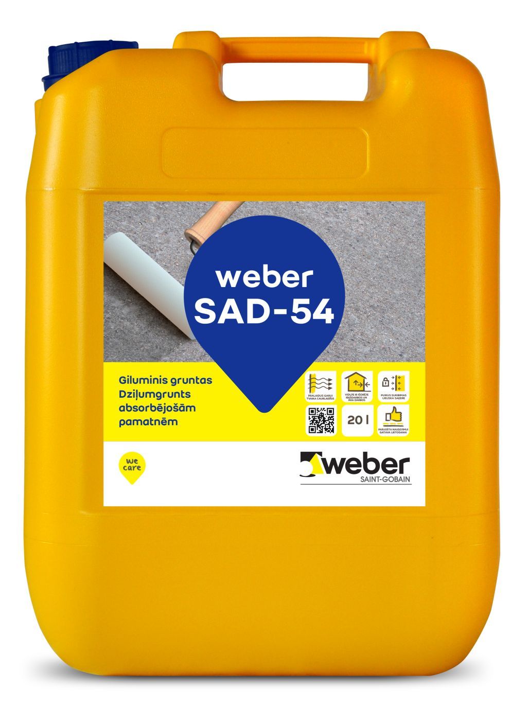 Giluminis gruntas WEBER SAD-54, 20 l - ermitazas.lt