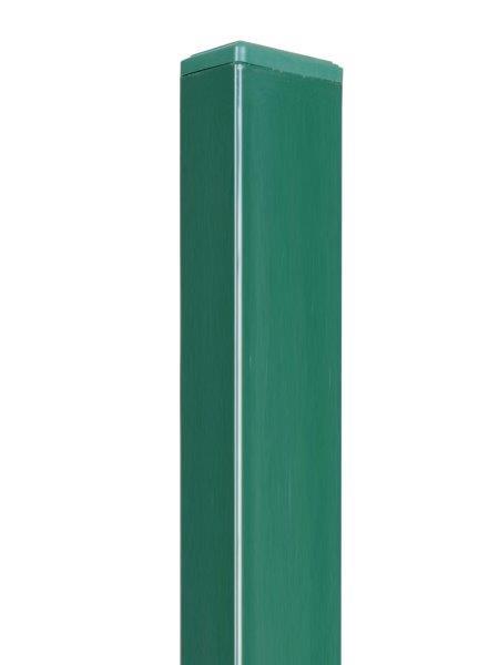 Tvoros stulpas, karštai cinkuotas, žalios sp., 60 x 40 x 2000 mm ...