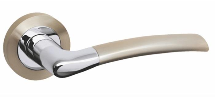 Durų rankena ALFALOCK 96-04/07, chromo/nerūdijančio plieno sp ...