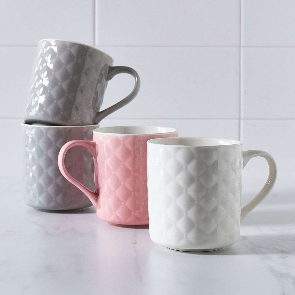 Puodelis AMBITION GLAMOUR, porcelianas, baltos sp., 420 ml - ermitazas.lt