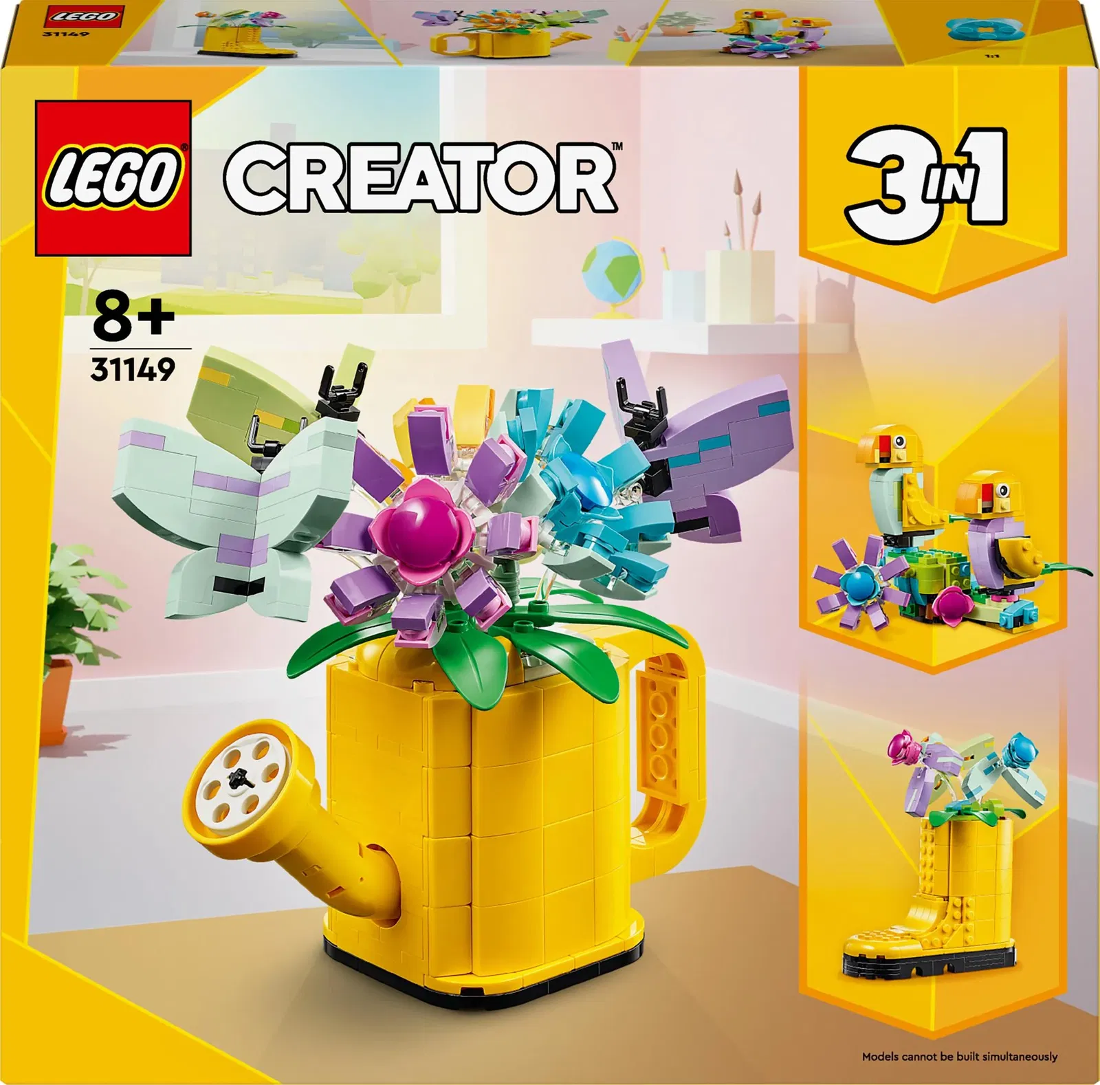 Konstruktorius LEGO Creator Flowers in Watering Can, 31149 - ermitazas.lt