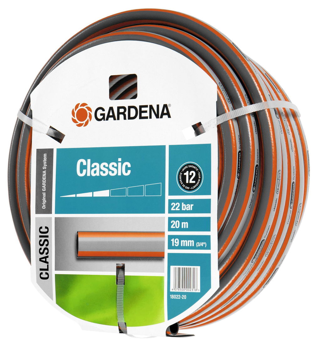 Laistymo žarna GARDENA CLASSIC, 19 mm, 3/4, 20 m - ermitazas.lt