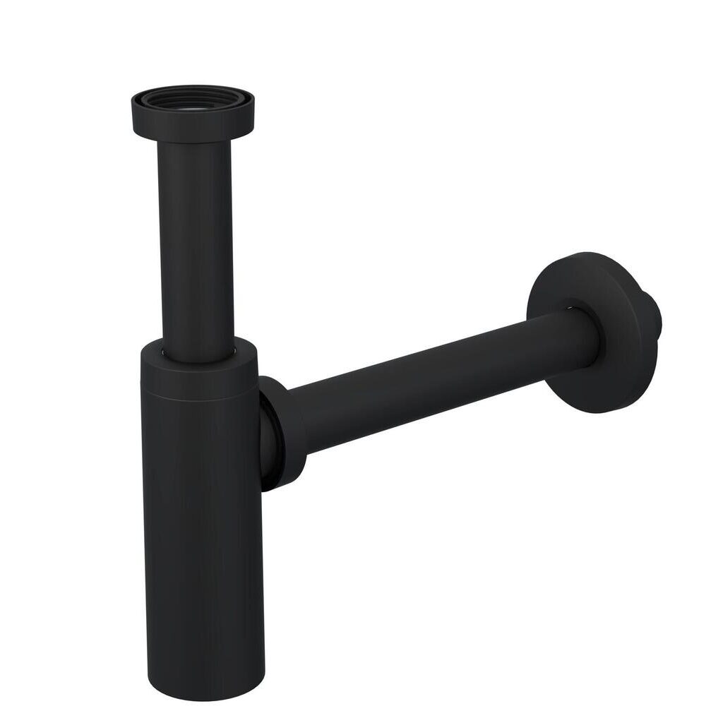 Praustuvo sifonas IZY, matinės juodos sp., 1 1/4' x Ø32 mm - ermitazas.lt