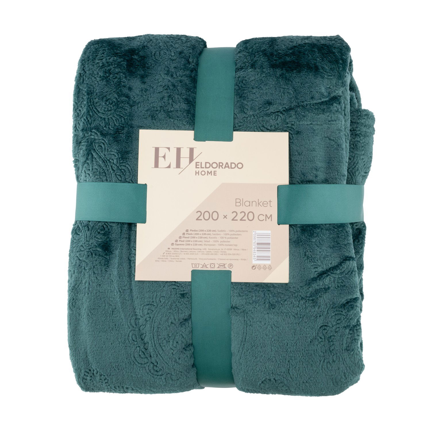 Pledas ELDORADO HOME, 200 x 220 cm, 2 - jų spalvų, 100% poliesterio ...