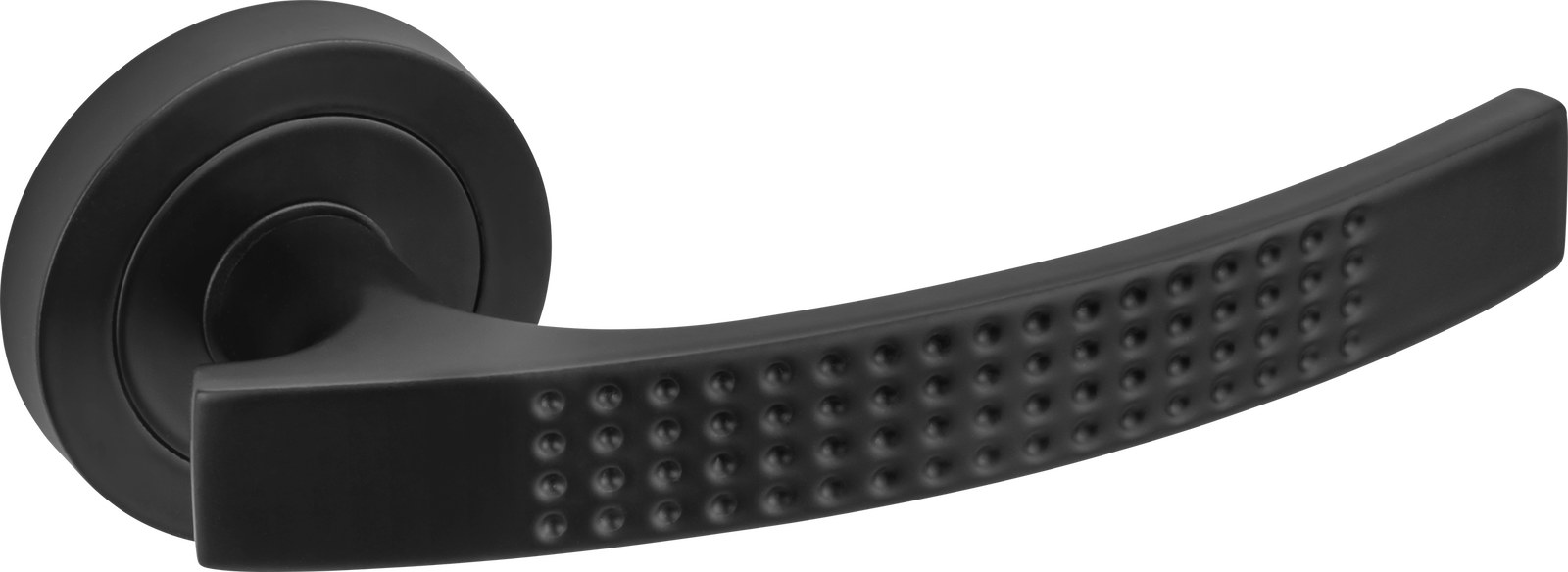 Durų rankena TEO, apvali, juodos spalvos - ermitazas.lt