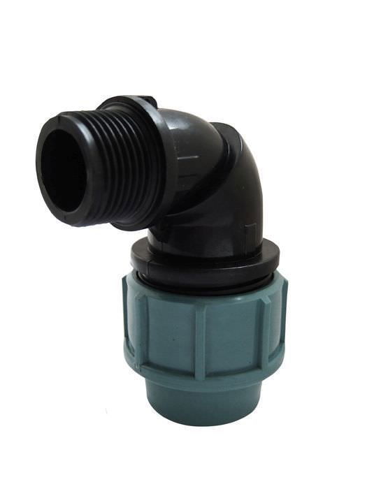PE vamzdžio alkūnė, DN25 x 1/2", išor. sr. - ermitazas.lt