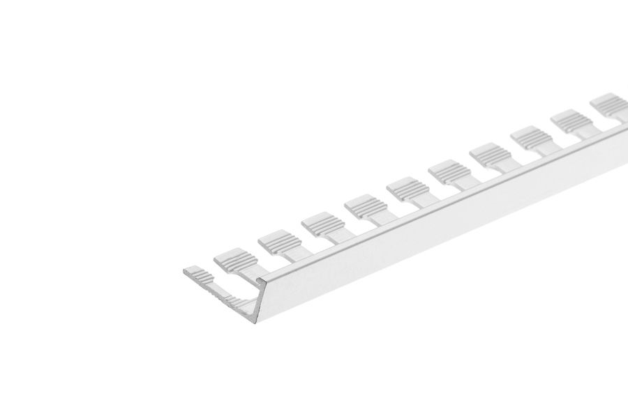 Aliuminis plytelių profilis, lankstomas, kampinis, sidabrinės spl., 8 ...