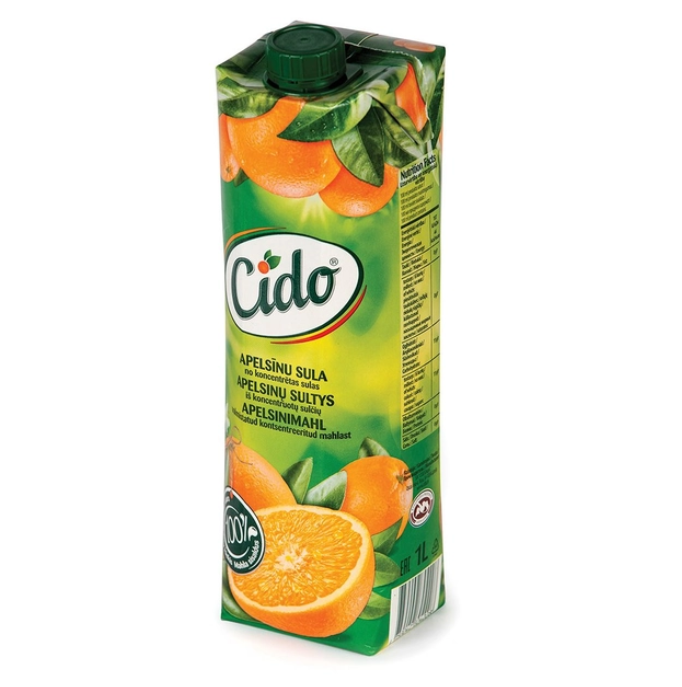 Apelsinų sultys CIDO, 1 l - ermitazas.lt
