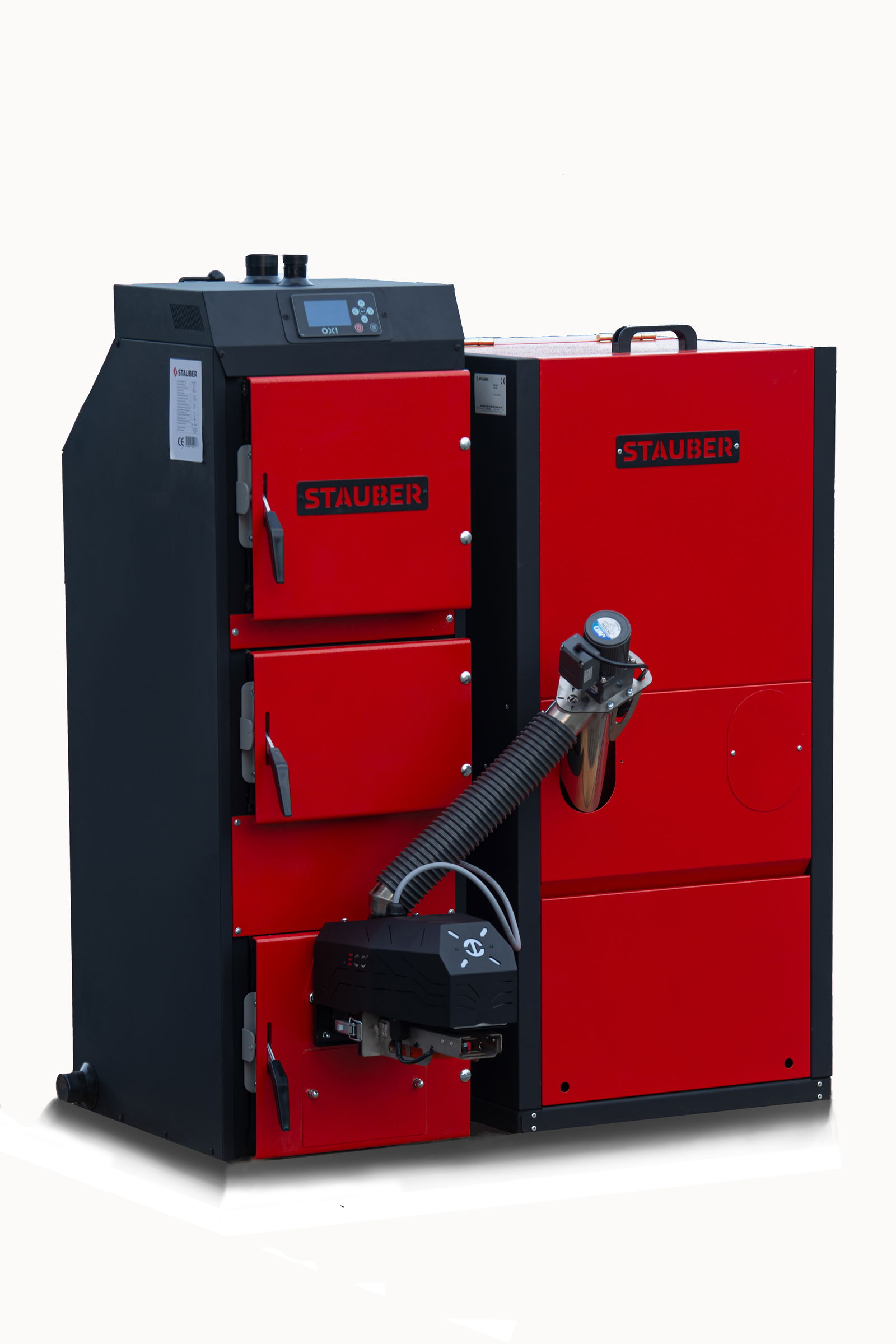 Granulinis, kombinuotas katilas STAUBER DUO PELLET, galia 25kW ...