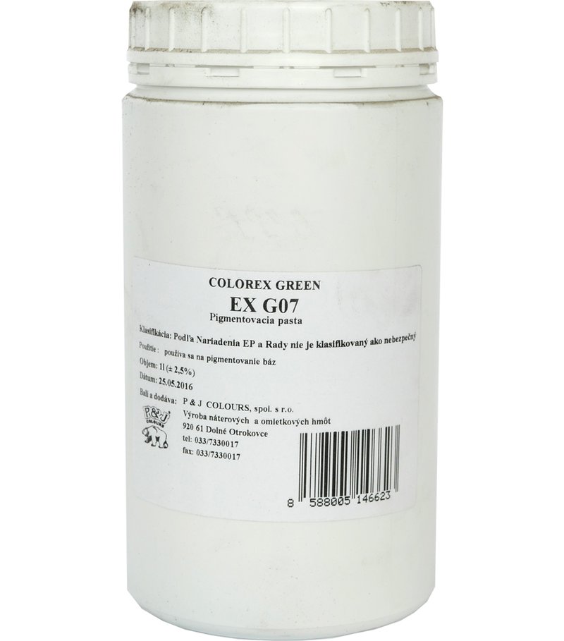 Tonavimo pasta COLOREX VERSACOL HP, Green EX G07, 1 l, 1000 ml ...
