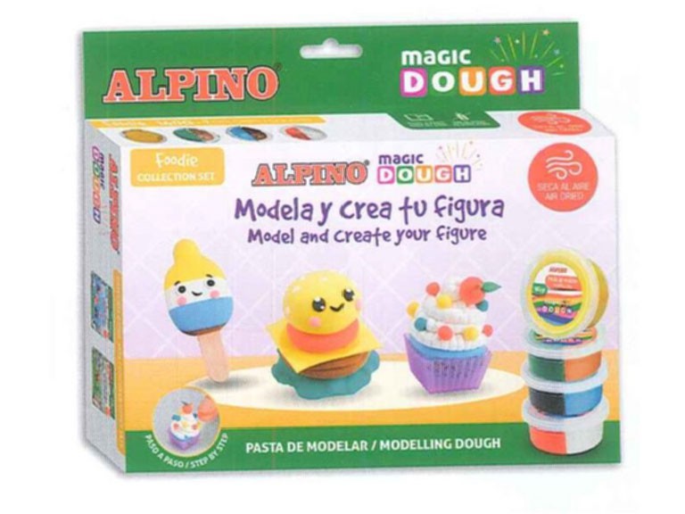 Modelino rinkinys ALPINO Magic Dough FOODIE - ermitazas.lt