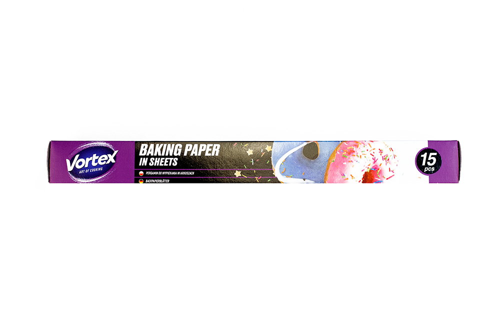 Kepimo popierius VORTEX, lapeliais, 15 vnt. - ermitazas.lt