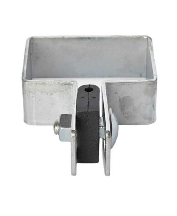 Galinė stulpo apkaba, cinkuota, 60 x 40 mm - ermitazas.lt