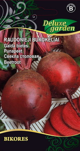Raudonųjų burokėlių BIKORES sėklos, 5 g - ermitazas.lt
