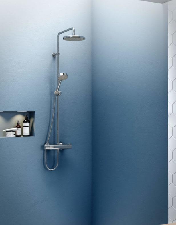 Dušo termostatinis maišytuvas ORAS NOVA STYLE su dušo sistema, chromo sp. - ermitazas.lt