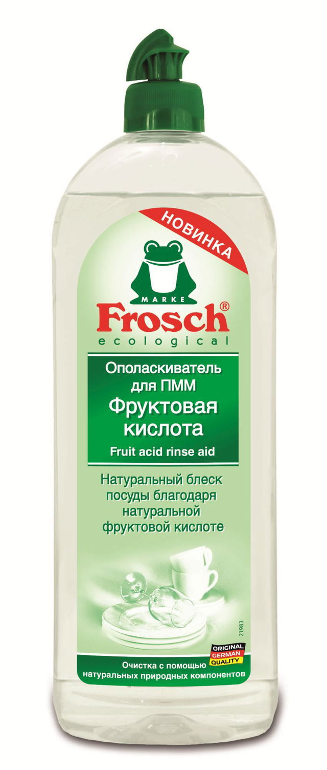 Indaplovių skalavimo skystis FROSCH, 750 ml - ermitazas.lt