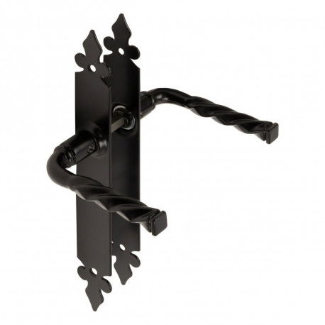 Vartų rankena WHB 90, 90 mm, juodos sp. - ermitazas.lt