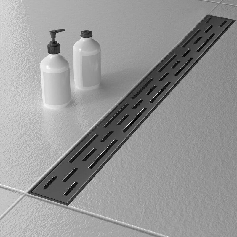 Dušo latakas H G001 120, juodos spalvos - ermitazas.lt