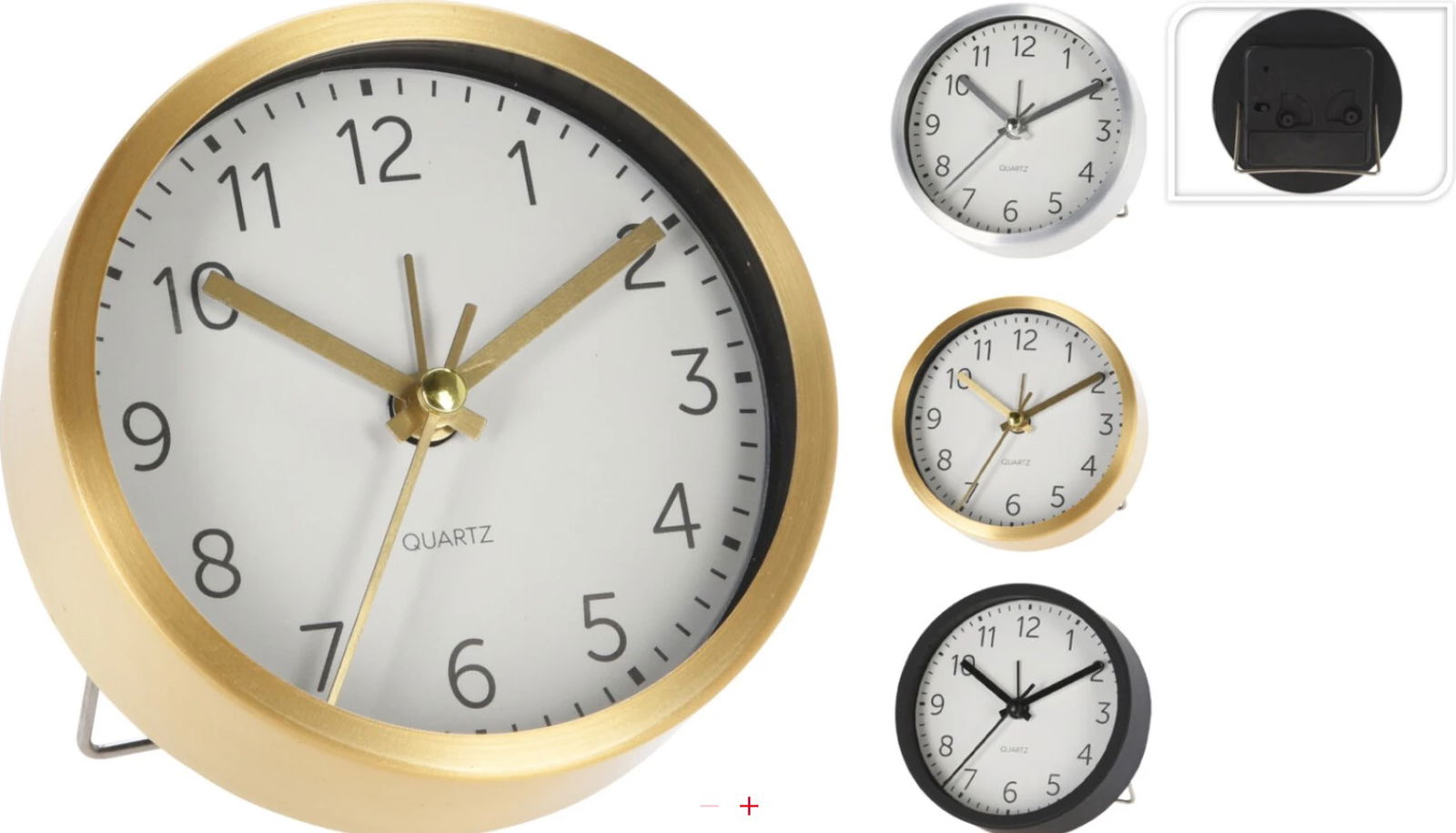 Pastatomas laikrodis, 3 spalvos, 9 x 3,5 cm - ermitazas.lt