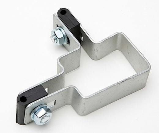 Kampinė stulpo apkaba, cinkuota, 60 x 40 mm, 2 vnt. - ermitazas.lt