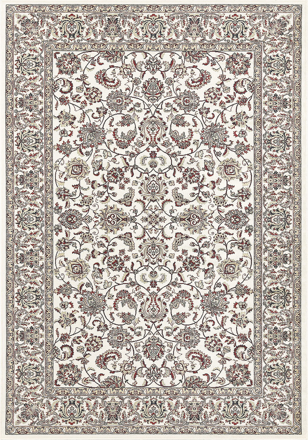 Kilimas NARMA YASMIN WHITE, 170 x 120 cm, 100% viskozės - ermitazas.lt