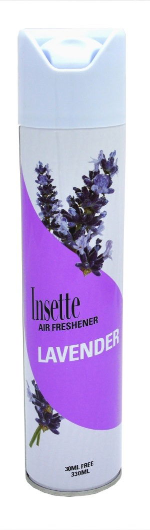 Oro gaiviklis INSETTE 2 in 1 Lavender Aroma, 350 ml - ermitazas.lt