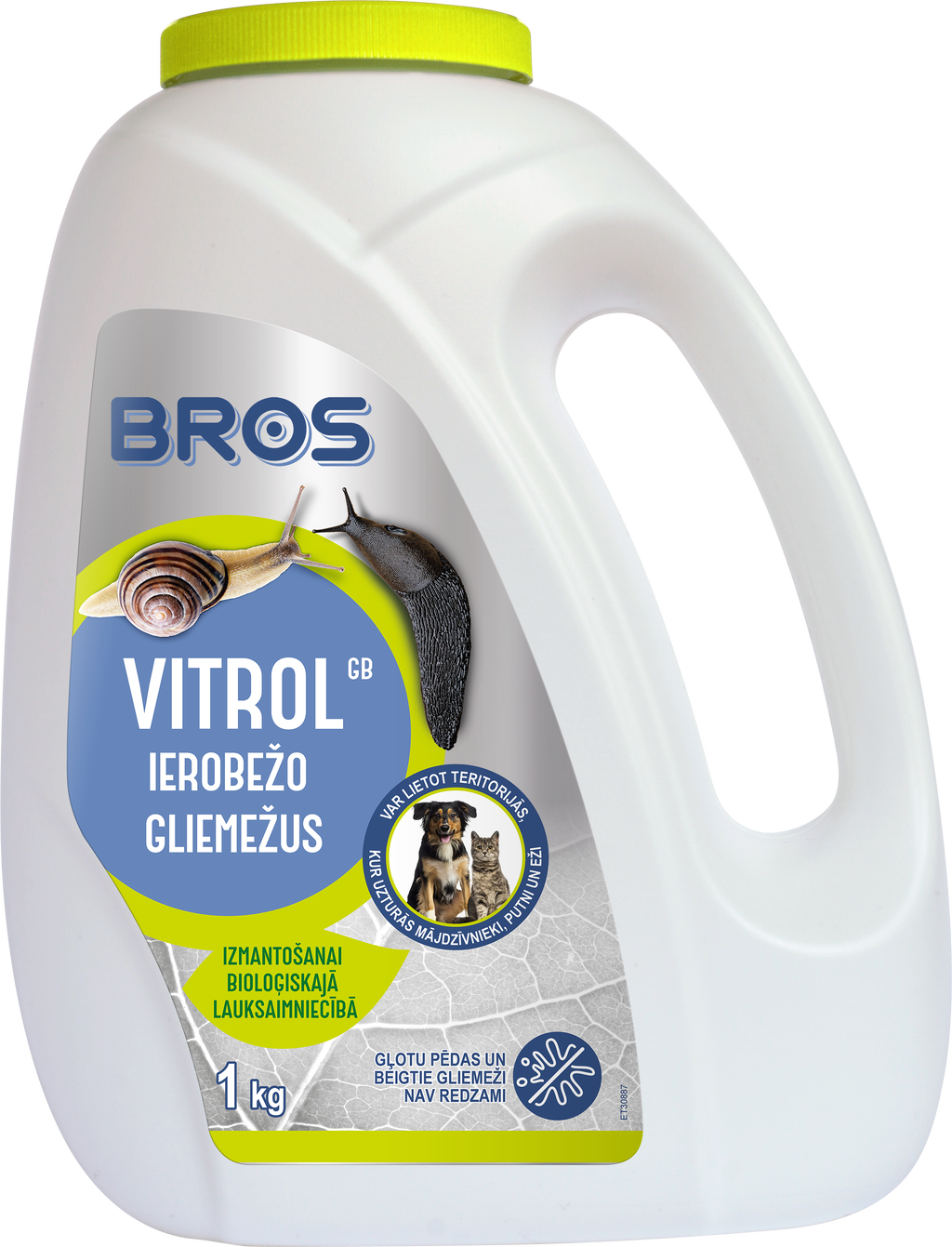 Priemonė nuo šliužų ir sraigių BROS VITROL, 1 KG - ermitazas.lt