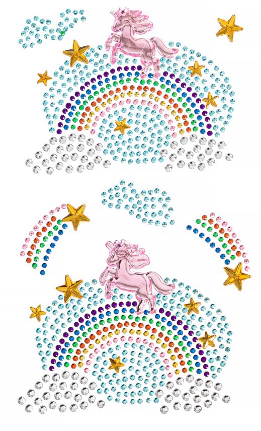 Lipdukai 3D UNICONS & RAINBOWS, 7 vnt. - ermitazas.lt