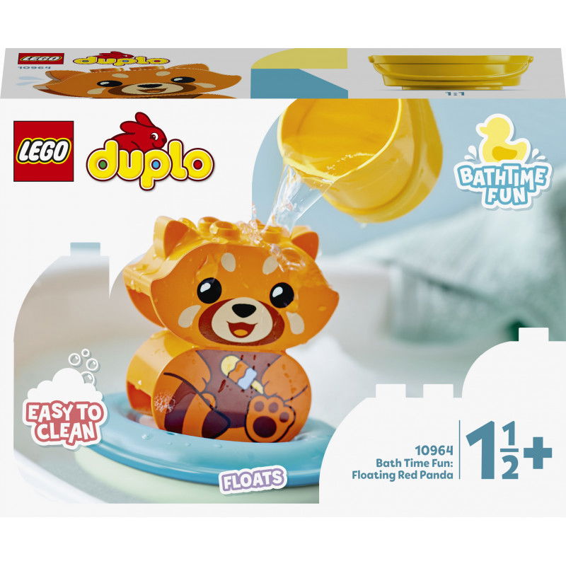 Konstruktorius LEGO Duplo Bath Time Fun: Floating Red Panda - ermitazas.lt