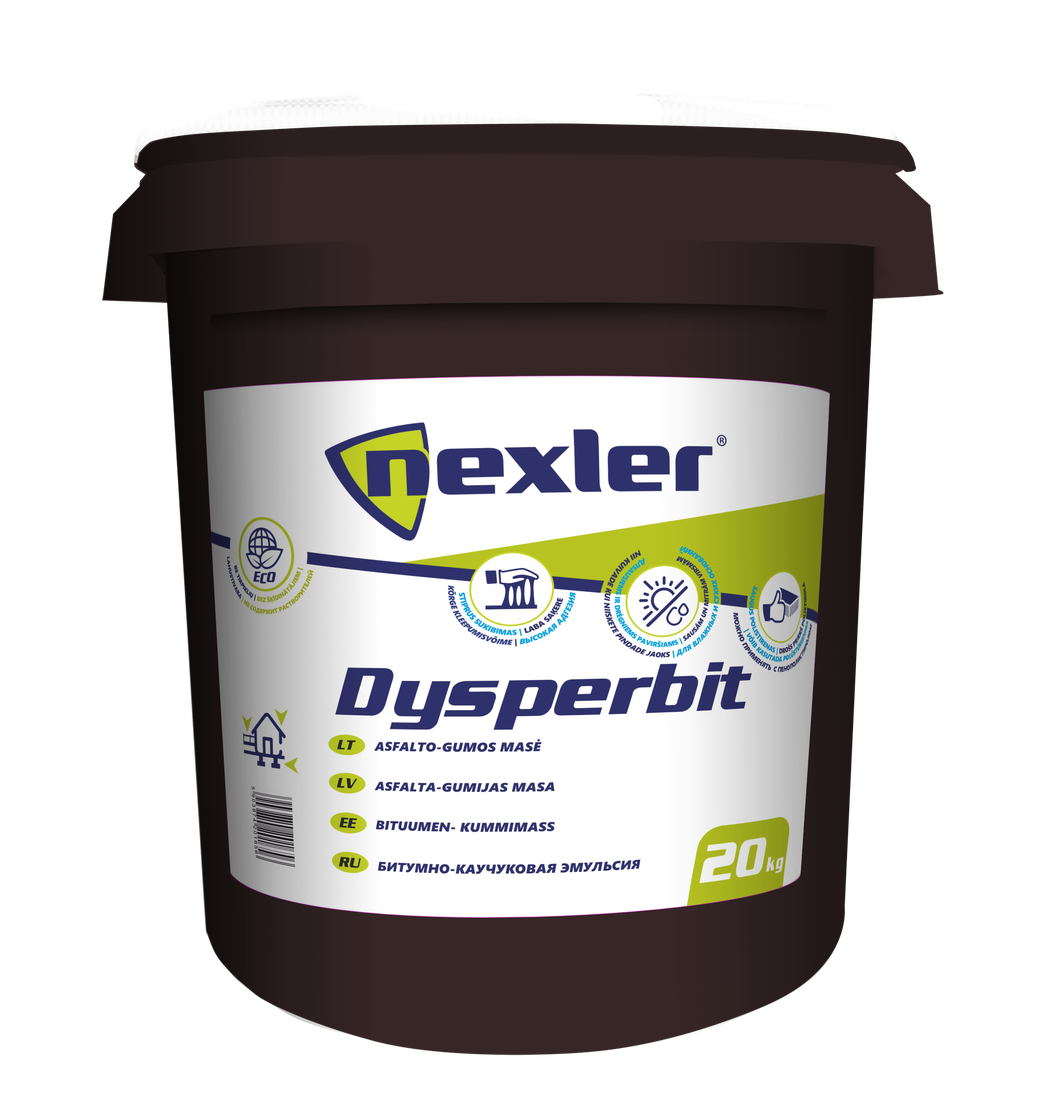 Bituminė mastika NEXLER DY SPERBIT, 20 kg - ermitazas.lt