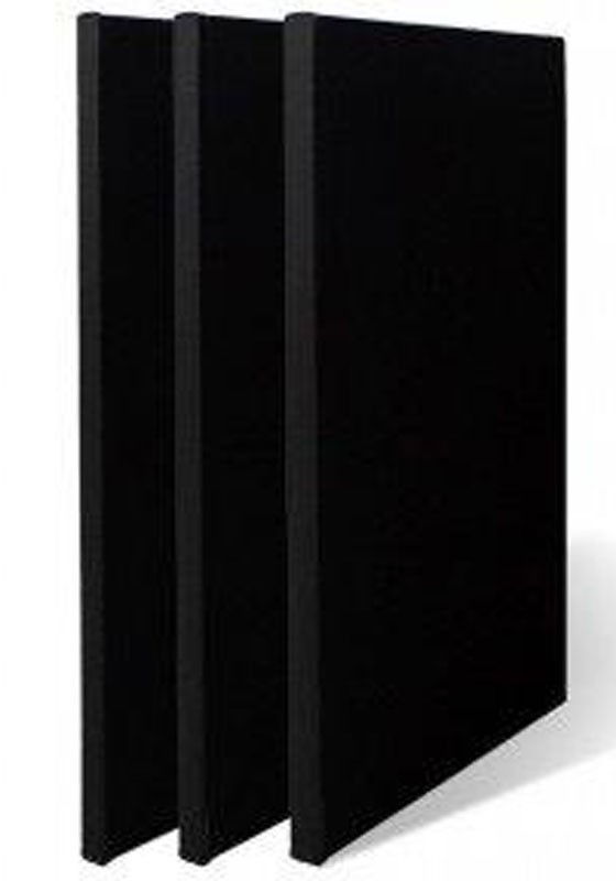 Drobė gruntuota ant porėmio juoda 50x70 cm - ermitazas.lt