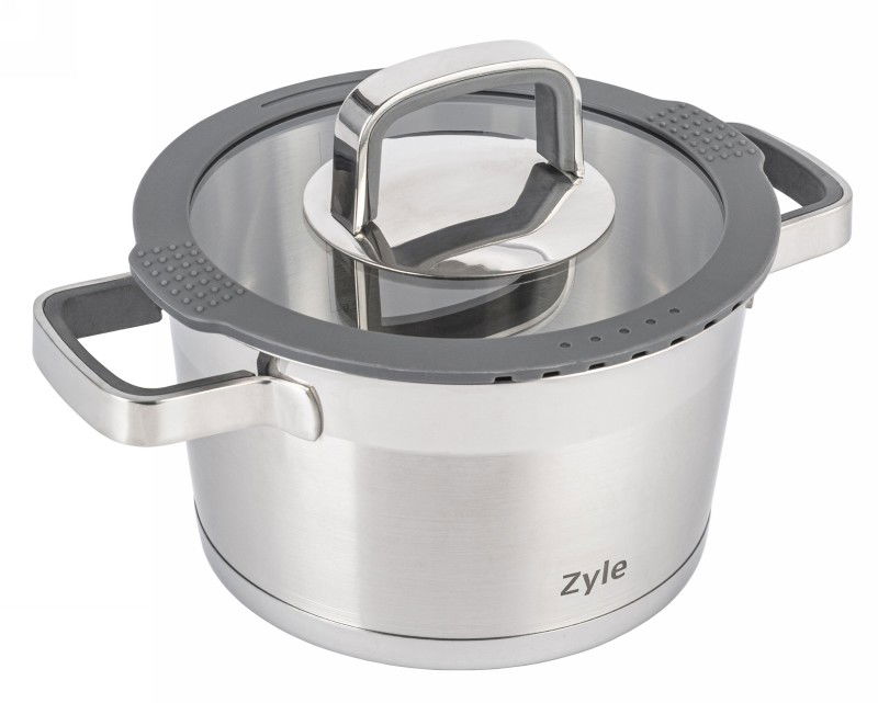 Indukcinis puodas su dangčiu Zyle ZY12718CS, 18 cm - ermitazas.lt