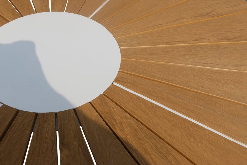 Lauko baldų komplektas TACOMA Fi120/4+1, White - ermitazas.lt