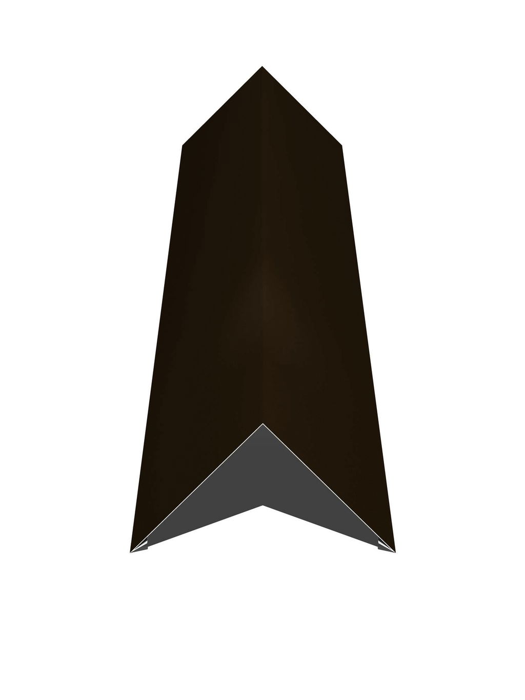 Kraigas, RAL8019, ruda sp., 312,5 x 2000 mm - ermitazas.lt