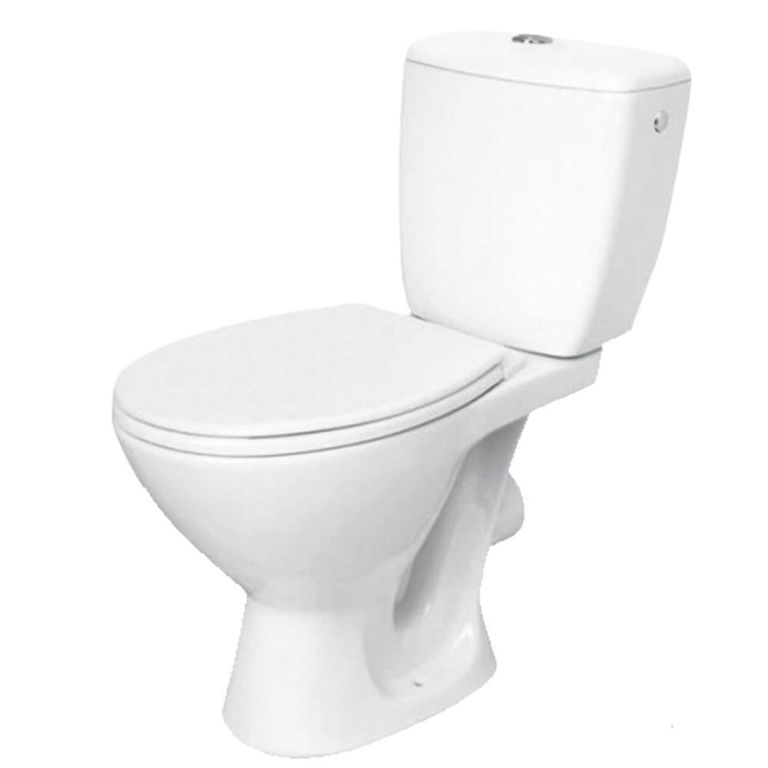 Unitazo komplektas CERSANIT KASKADA, 3,6 l, su dangčiu - ermitazas.lt