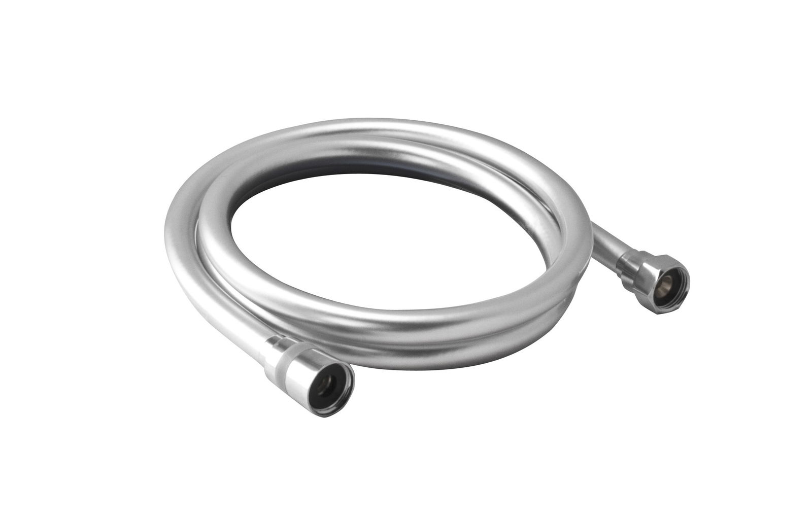 Dušo žarna RUBINETA, sidabrinės sp., lygi, 150 cm, 360° apsisukimas - ermitazas.lt