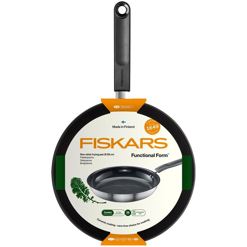 Keraminė keptuvė FISKARS FF, nepridegančia danga, 28 cm, 1 vnt ...