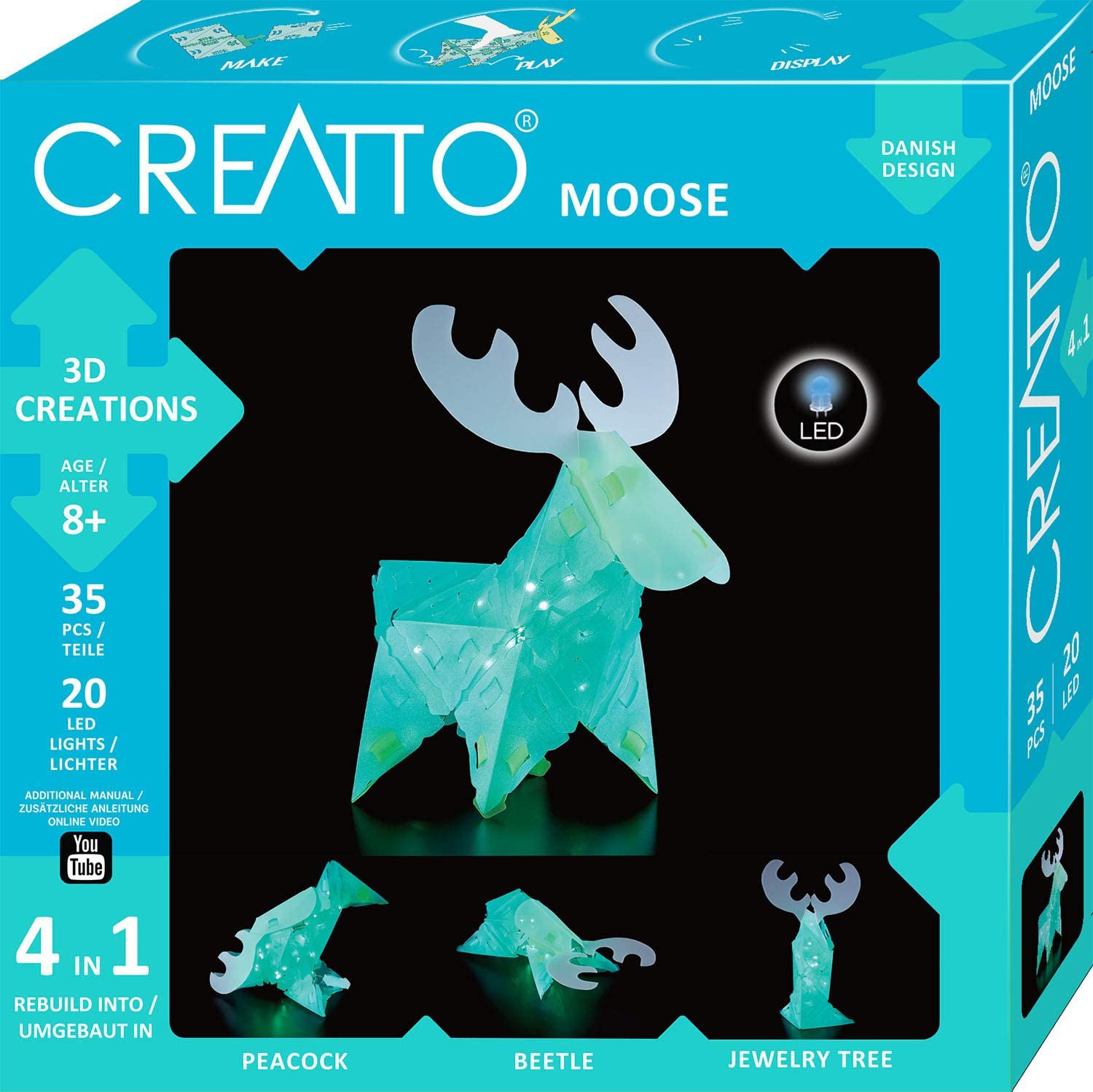 Mokomasis rinkinys CREATTO MOOSE 8+ - ermitazas.lt